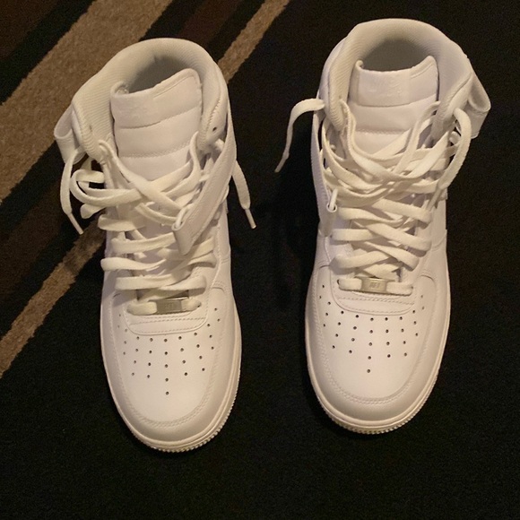 Shoes | Nike White High Top Air Force 1 | Poshmark